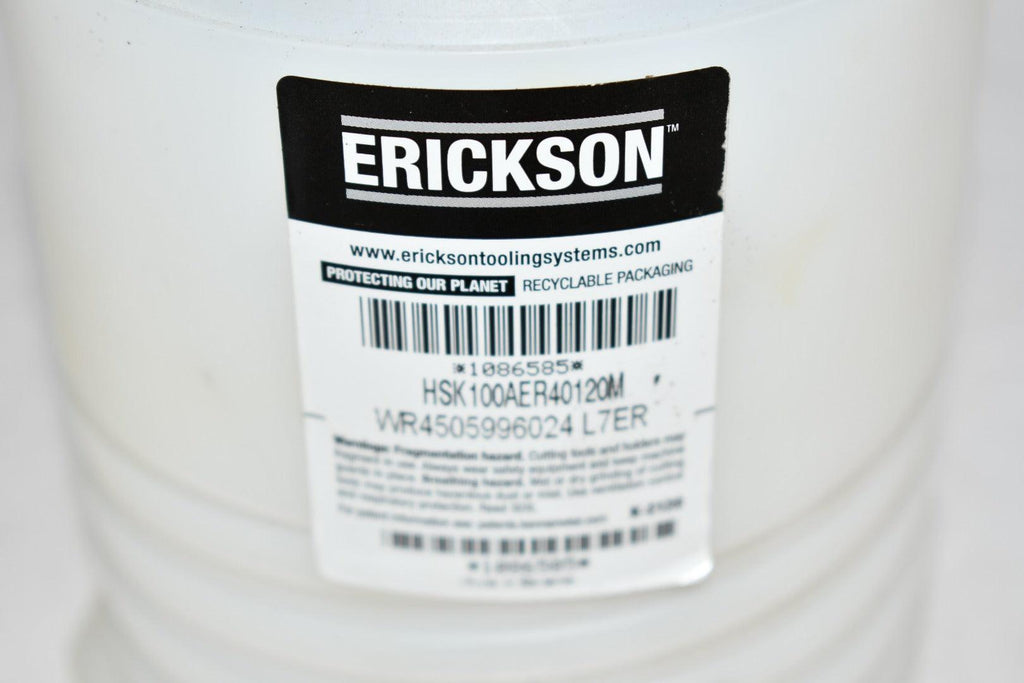 NEW Erickson HSK100AER40120M ER COLLET CHUCK HSK100A 40ER – VB ...