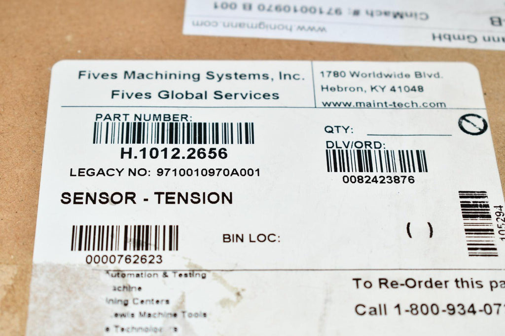 NEW Fives Machining Systems Fadal H.1012.2656 CMTS-5KG-S-B Tension Sen