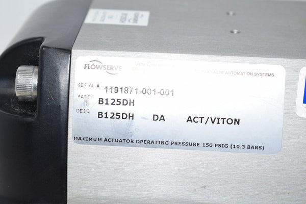 NEW Flowserve B125DH Actuator Automax Valve Automation Systems ACT/Vit ...