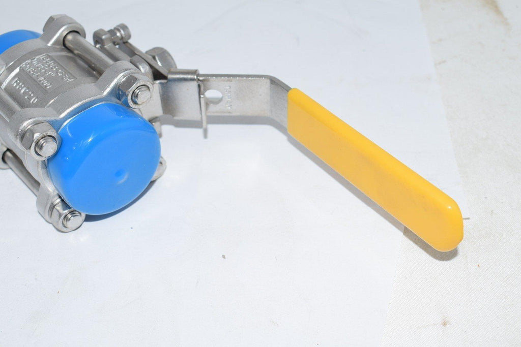 NEW FlowTek 5000 1'' 3-Piece Stainless Steel Ball Valve w/ Handle Sock ...