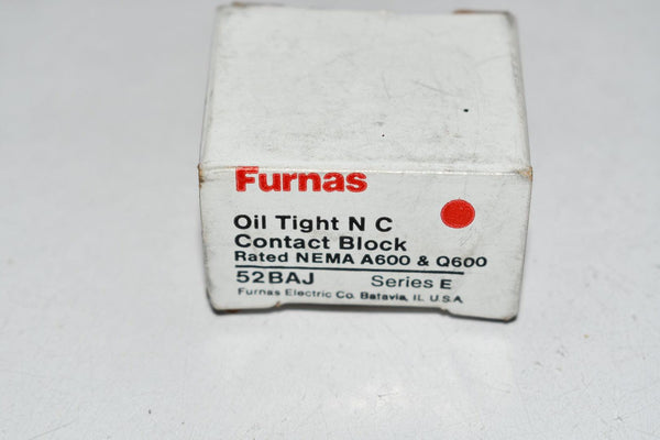 NEW Furnas 52BAJ Oil Tight Contact Block Series E – VB Industrial Supply
