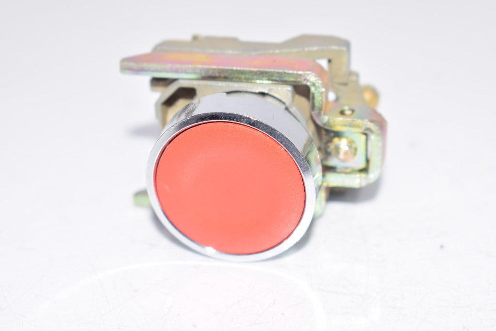 NEW General Purpose Red Push Button Switch W/ Schneider Electric ZBE-1