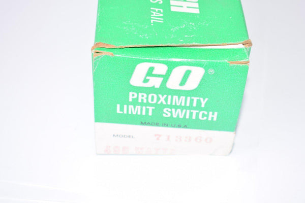 NEW GO Proximity Limit Switch 713360 480 Watts – VB Industrial Supply