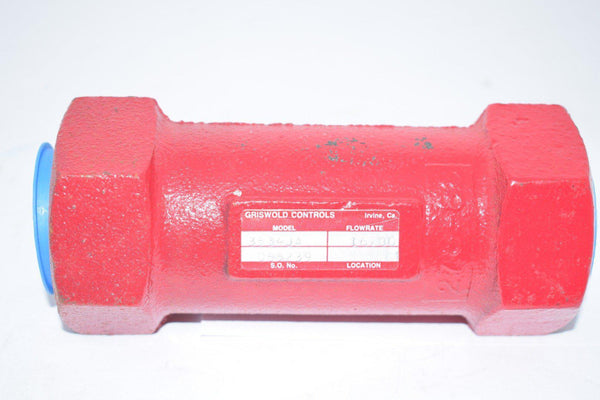 NEW Griswold Controls Model 3534JA 16.00 Flow Control Valve 1-1/2 ...