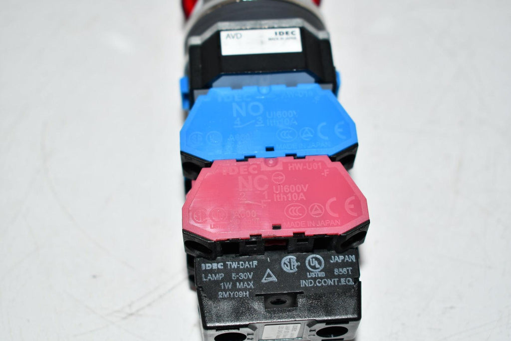 NEW IDEC AVLD32222DNUR 30mm Estop Turn 24V 2NO Red Switch – VB ...