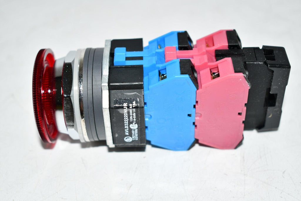 NEW IDEC AVLD32222DNUR 30mm Estop Turn 24V 2NO Red Switch – VB ...