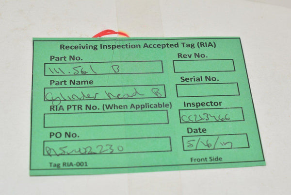 NEW Lockheed Martin 111.561 Rev. B Cylinder Head UAV – VB Industrial Supply