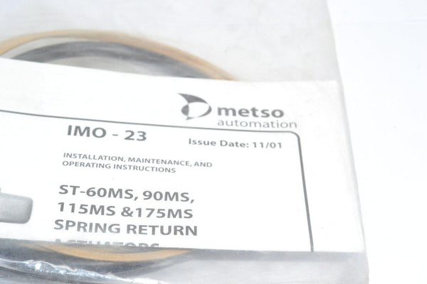 NEW Metso Automation IMO-23 Actuator Repair Kit Seal – VB Industrial Supply