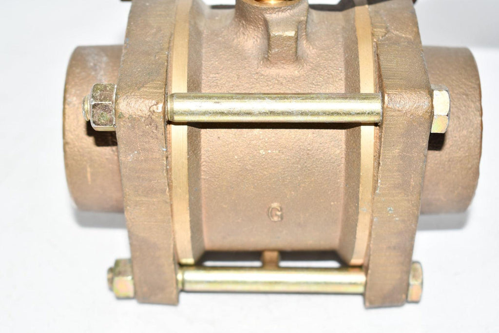 NEW Nibco 2? Pipe Full Port Bronze Ball shut off Valve 600 WOG solder ...