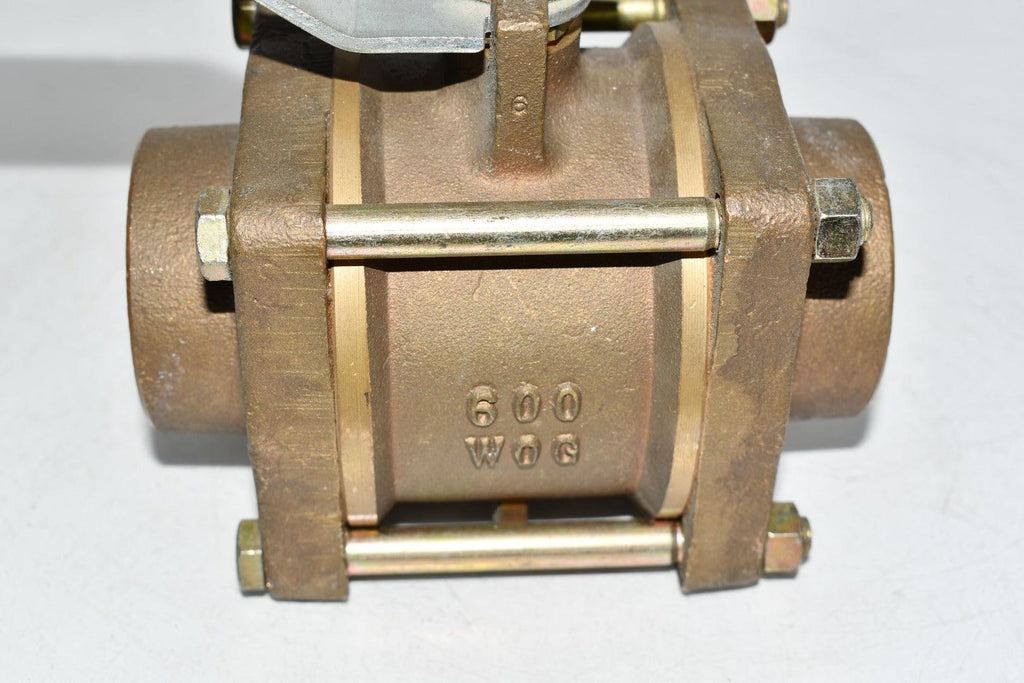 NEW Nibco 2? Pipe Full Port Bronze Ball shut off Valve 600 WOG solder ...