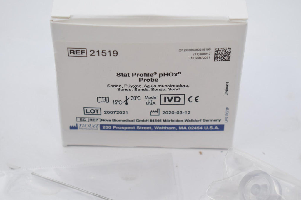 NEW Nova Biomedical 21519 Stat Profile pHOx Probe – VB Industrial Supply