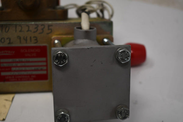 NEW R.G. LAURENCE 3402WA79DC Manually Reset Rotary Shaft Solenoid Valv ...