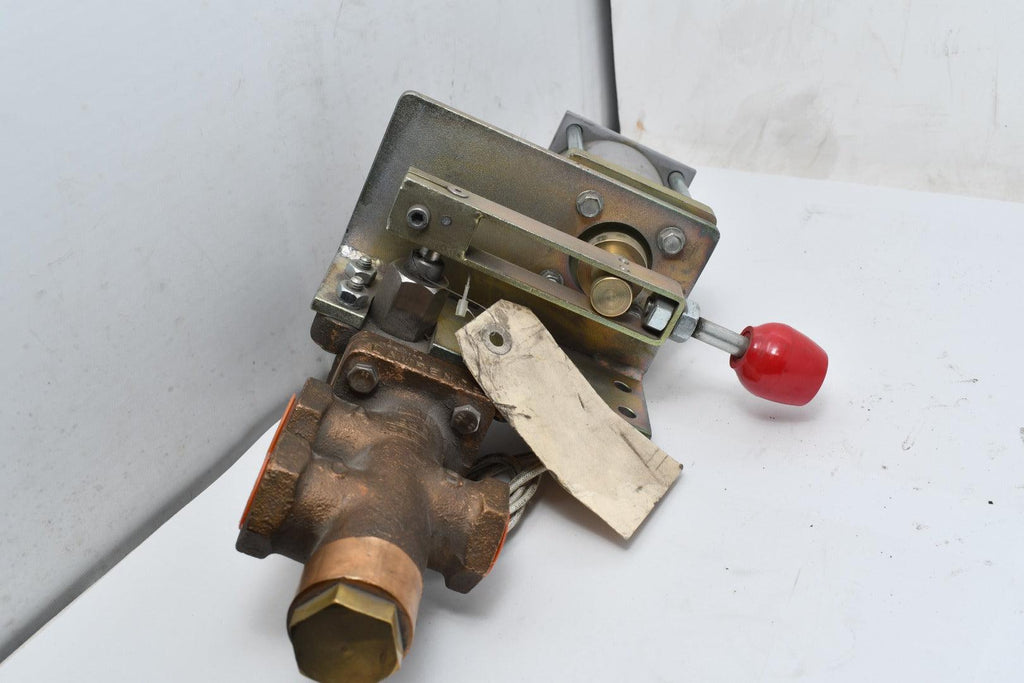 NEW R.G. LAURENCE 3402WA79DC Manually Reset Rotary Shaft Solenoid Valv ...