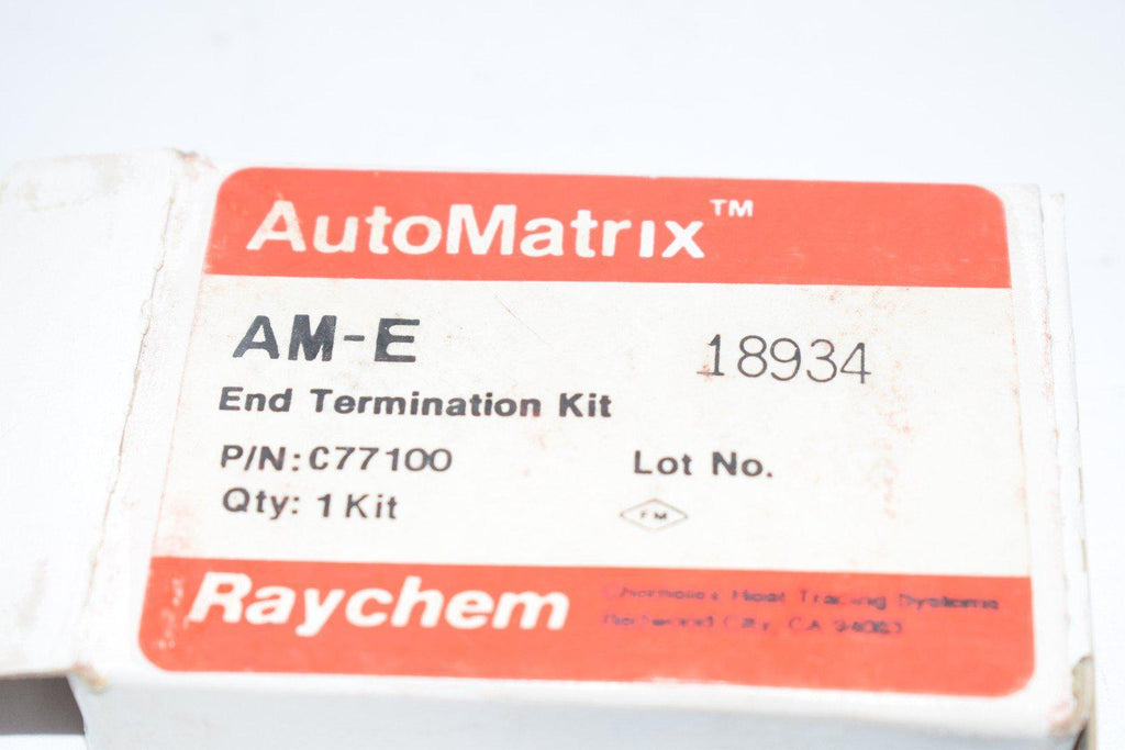 NEW Raychem AutoMatrix C77100 End Termination Kit AM-E Chemelex – VB ...