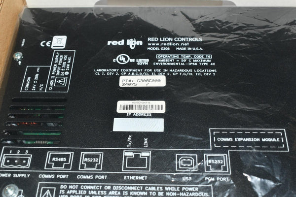 NEW Red Lion G308C000 Operator Interface Panel Model G308 – VB ...
