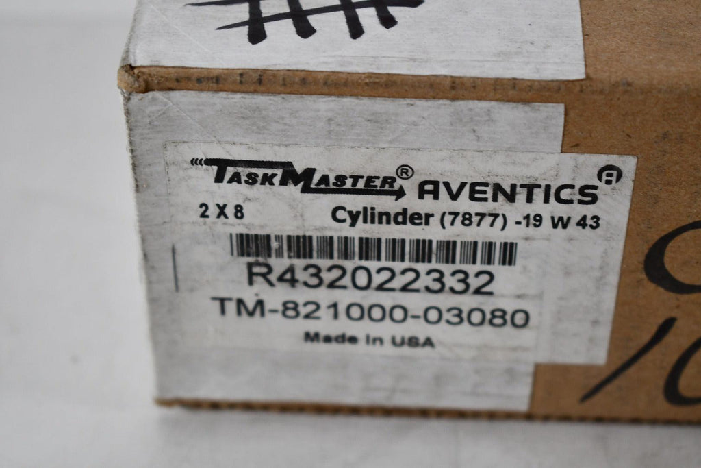 NEW REXROTH TaskMaster R432022332 PNEUMATIC CYLINDER TM-821000-03080 ...