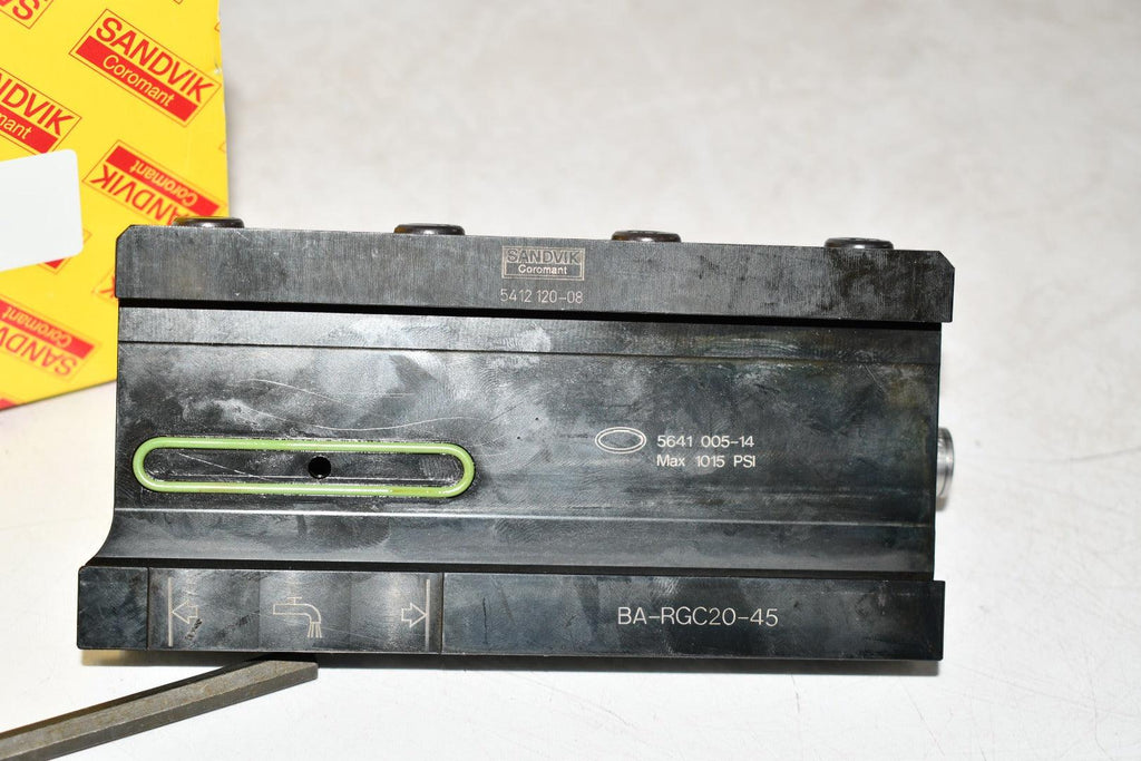 NEW Sandvik BA-RGC20-45, Steel CoroCut QD Tool Block for Blades, Right ...