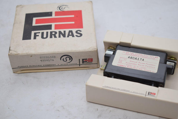 NEW SIEMENS FURNAS 48DA17A Overload Relay 25AMP 1POLE 600V NC – VB ...
