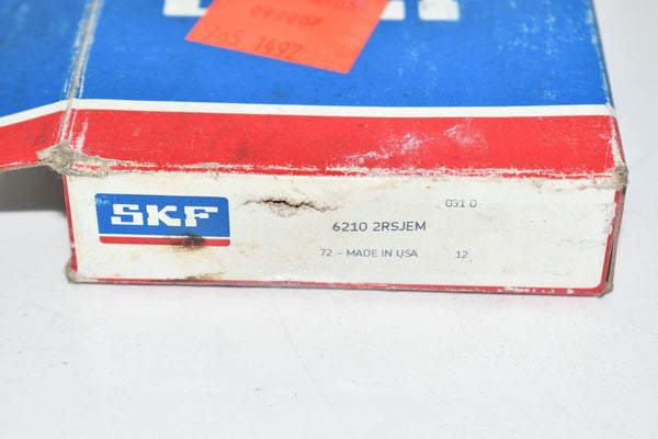 NEW SKF 6210 2RSJEM Light 6200 Series Deep Groove Ball Bearing – VB ...