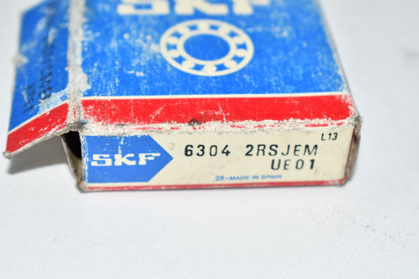 NEW SKF 6304 2RSJEM Medium 6300 Series Deep Groove Ball Bearing – VB ...