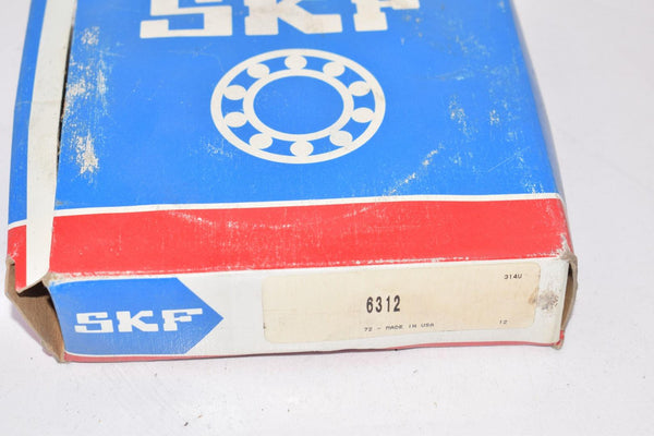 NEW SKF 6312 Deep Groove Ball Bearing 2.362 in x 5.118 in x 1.22 in ...