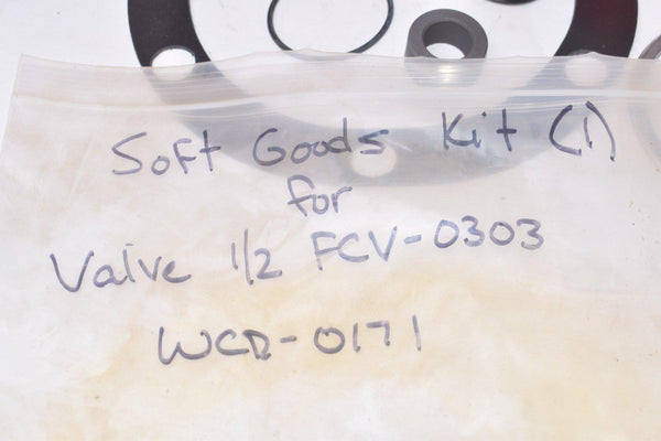 NEW Soft Goods Kit for Valve 1/2 FCV-0303, WCD-0171, Valve Seal Kit