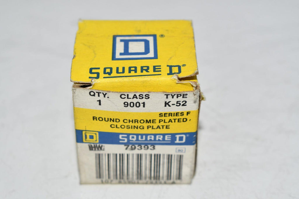 NEW SQUARE D 9001K52 Closing Plate Series F Chrome Plated – VB ...