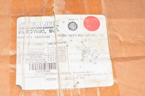 NEW Sterling Electric SSR04180 NEMA 180TC Motor Input Kit – VB ...