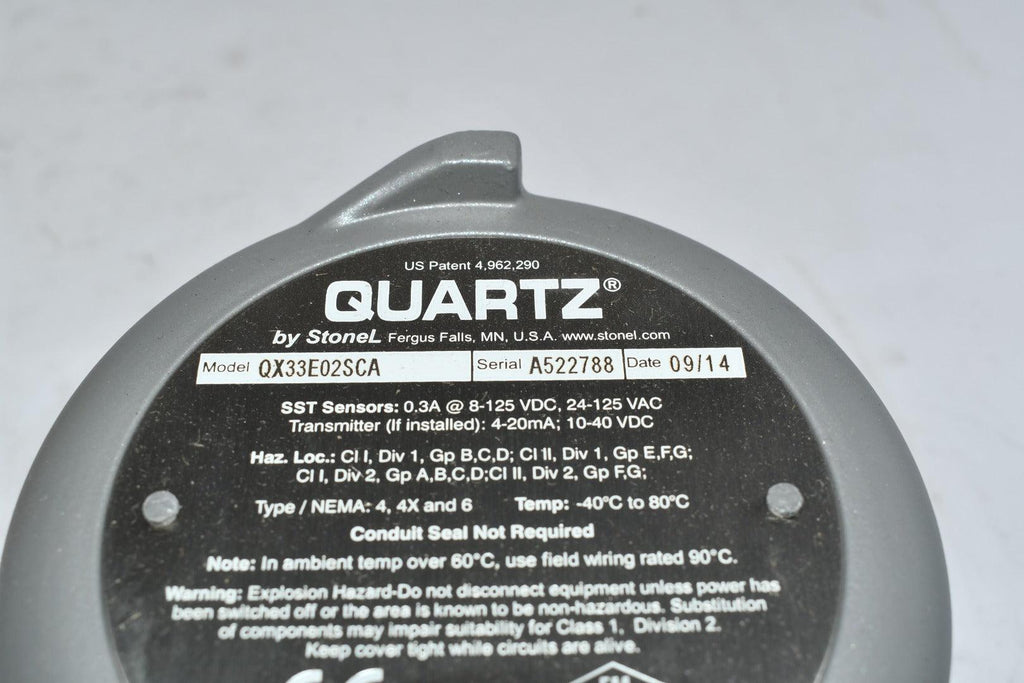 NEW StoneL QUARTZ QX33E02SCA Switching Sensor Dual Module SST Sensor 8 ...