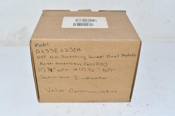 NEW StoneL QUARTZ QX33E02SCA Switching Sensor Dual Module SST Sensor 8 ...