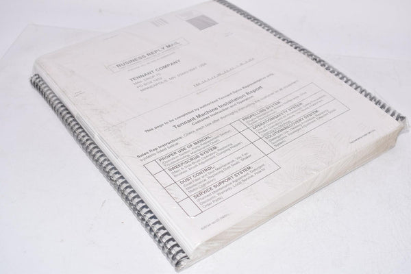 NEW Tennant 6650 Operator Manual - Sealed – VB Industrial Supply