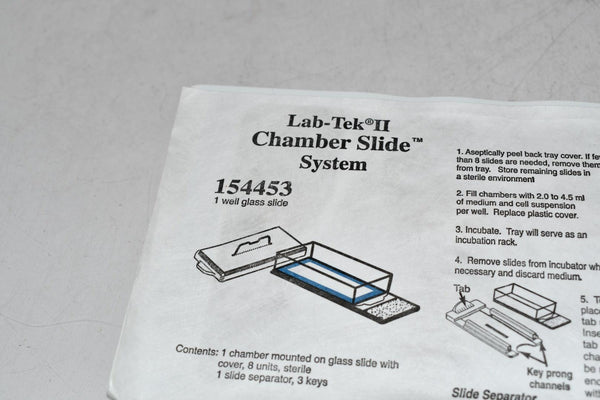 NEW Thermo Scientific 154453 Nunc Lab-Tek II Chamber Slide System