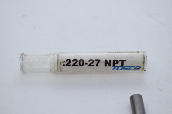 NEW Tosco .220-27 NPT SOLID CARBIDE THREAD MILL .220 Tool – VB ...
