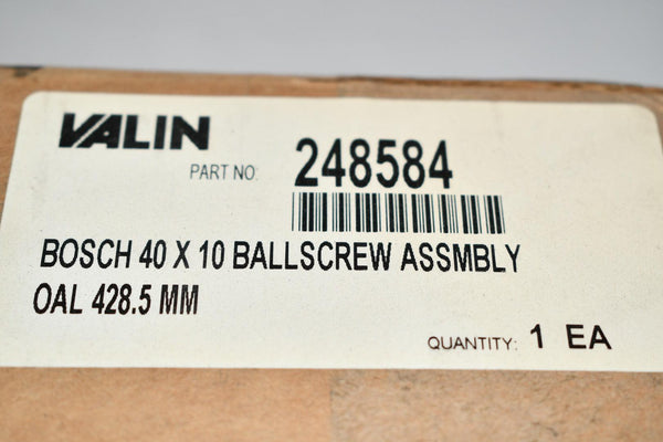 NEW Valin Bosch 248584 40 x 10 Ball Screw Assembly 428.5mm – VB ...