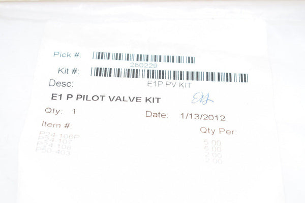 NEW Versa-Matic E1P PV KIT PILOT VALVE KIT E1 P – VB Industrial Supply