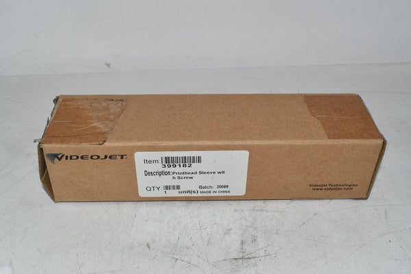 NEW Videojet 399182 Printhead Sleeve With Screw Part – VB Industrial Supply