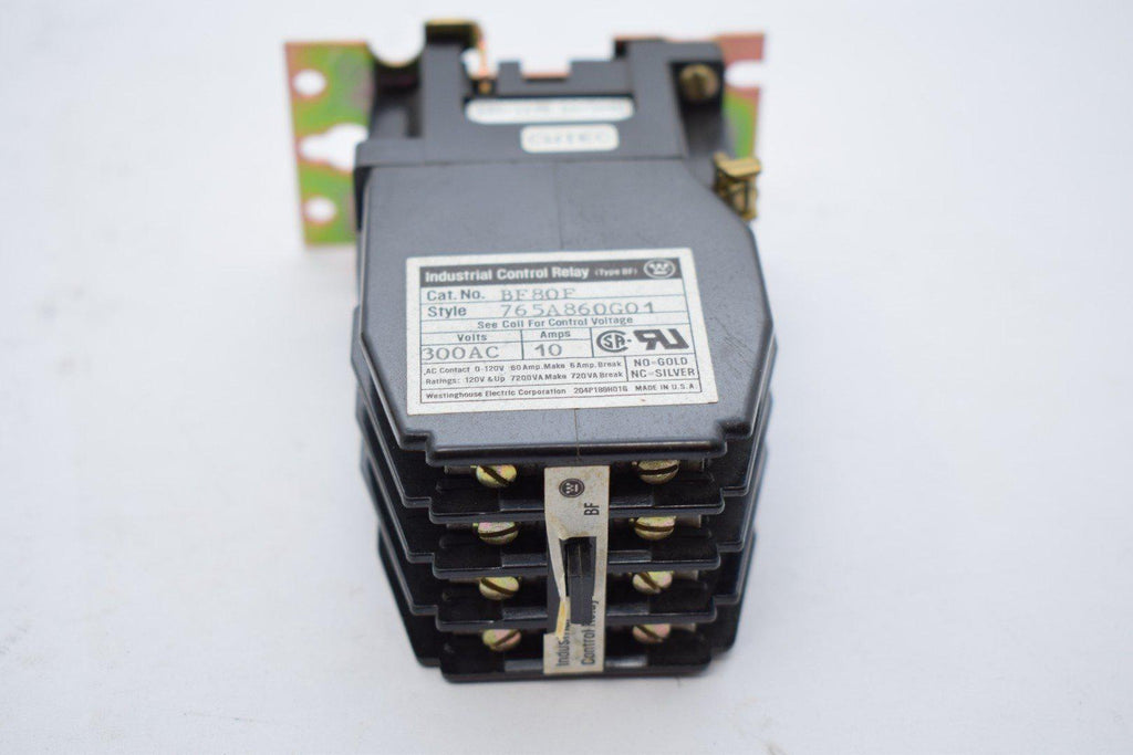 NEW WESTINGHOUSE BF80F F SERIES CONTROL RELAY BASIC RELAY 300VAC 10 AM ...