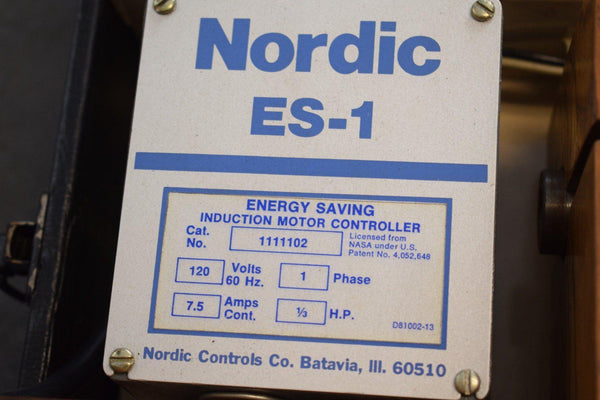 NORDIC ES-1 INDUCTION MOTOR CONTROLLER 1111102 Motor Tester Simpson Ga