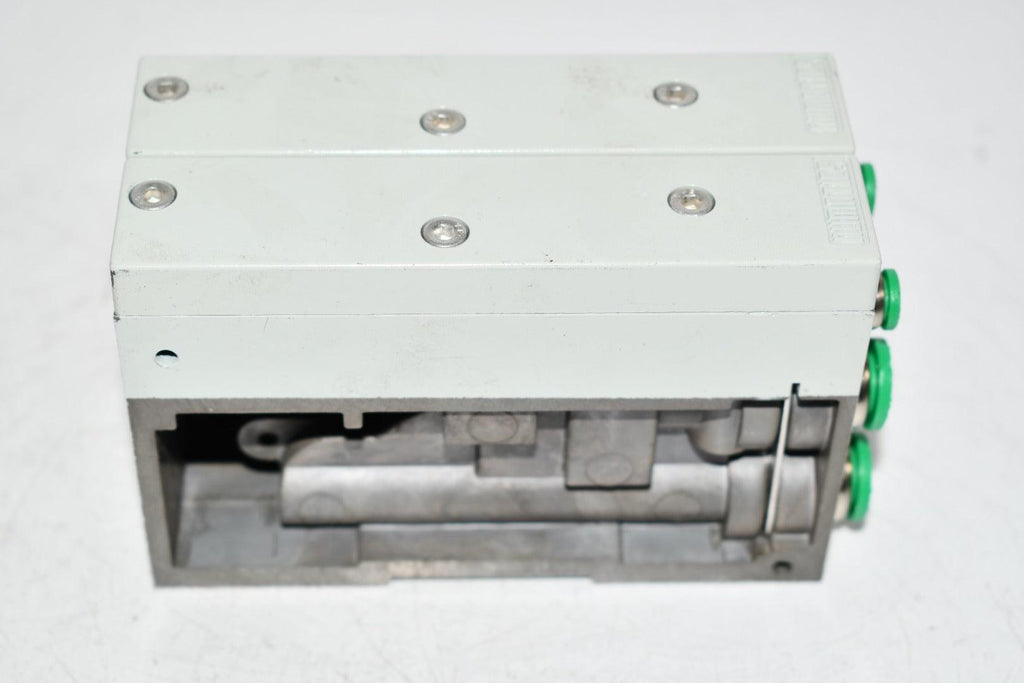 Numatics Solenoid Valve Manifold Block 6 Connectors 4-1/2'' OAL