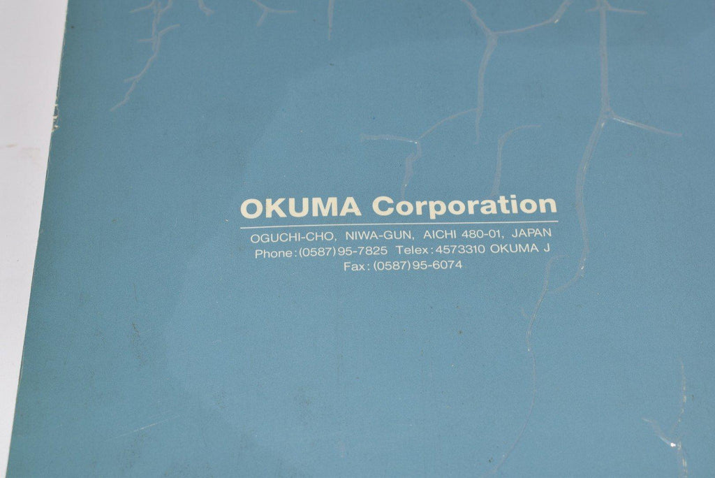 Okuma OSP5020L & 500L-G Control Operation Manual, 7nth Edition – VB ...