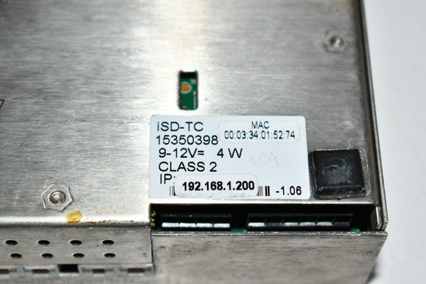 Omega ISD-TC Data Logger, Temperature Over the Internet 15350398 9-12V