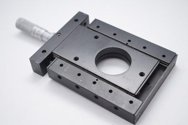 Oriel Linear Slide Stage Positioner 3-1/2'' x 3'' Mitutoyo Micrometer ...