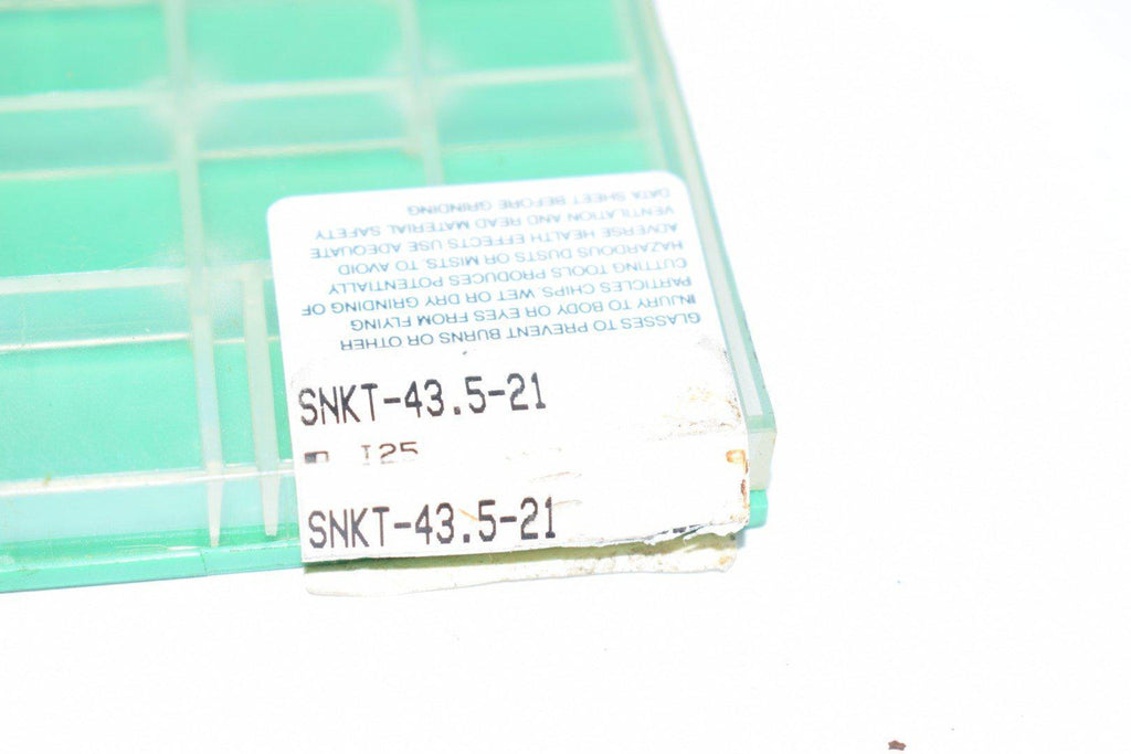 Pack of 2 NEW Valenite SNKT-43.5-21 I25 Carbide Inserts
