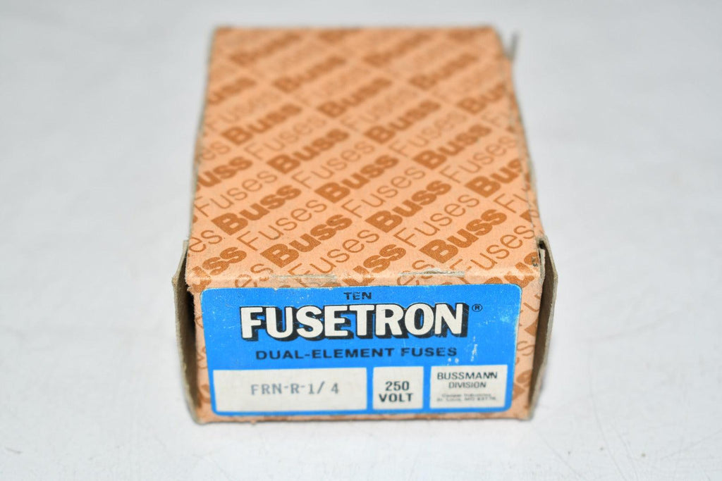 Pack of 6 NEW Bussmann Fusetron FRN-R-1/4 250V Fuses Condition_New, Fuses