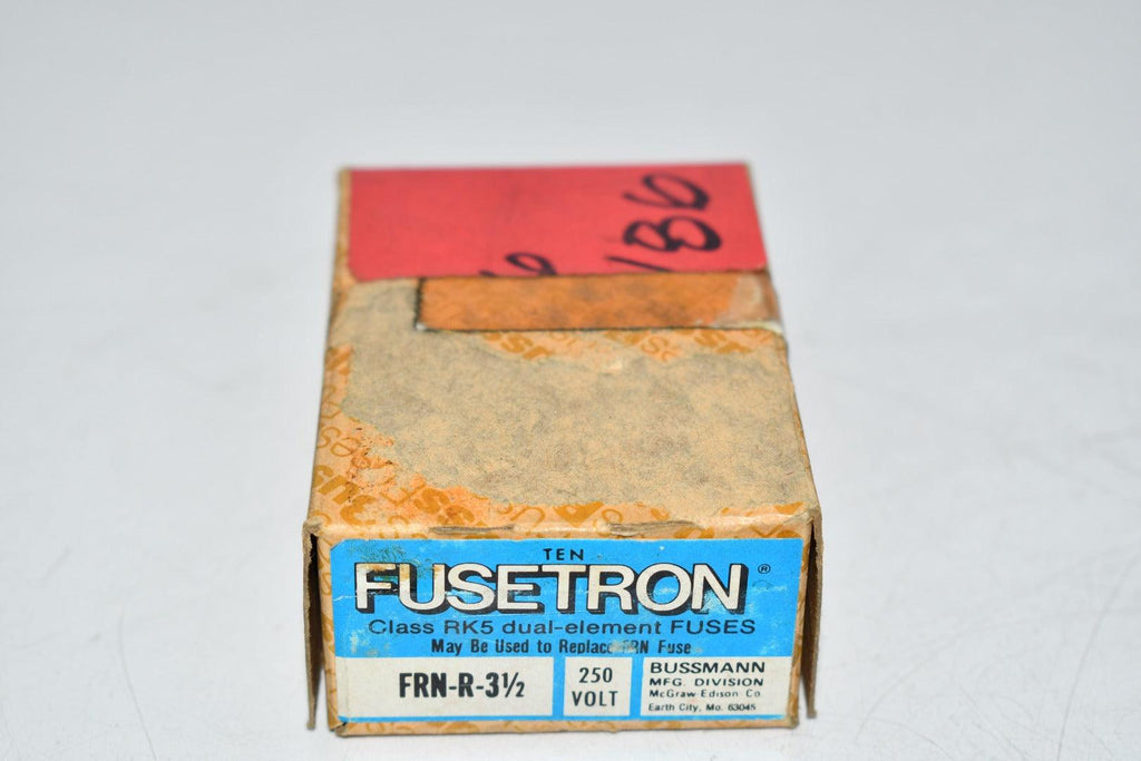Pack of 7 NEW Bussmann Fusetron FRN-R-3-1/2 250V Fuse Condition_New, Fuses