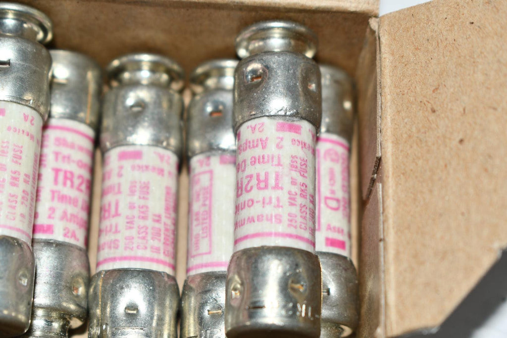 Pack of 7 NEW Ferraz Shawmut Gould TR2R 2A 250V Fuses Condition_New, Fuses