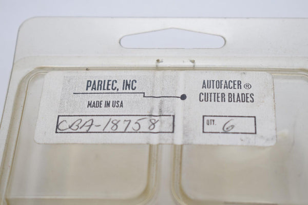 Pack of 8 NEW Parlec CBA-18758 Autofacer Cutter Blades