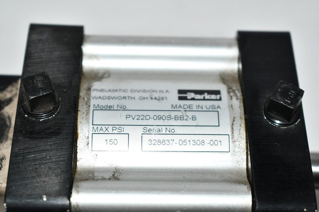 Parker PV22D-090S-BB2-B ROTARY ACTUATOR 150 PSI DOUBLE VANE MAGNET BAS ...