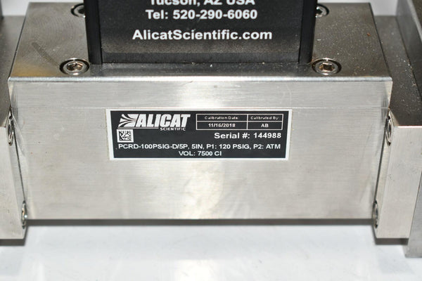 PARTS Alicat Scientific PCRD-100PSIG-D/5P 5IN Pressure Controller Mass ...