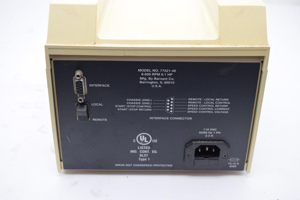 PARTS Cole-Parmer Masterflex Console Drive 77521-40 L/S Pump – VB ...